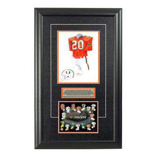 Original Art of the NCAA 1983 Miami Hurricanes Uniform - Traditional ...