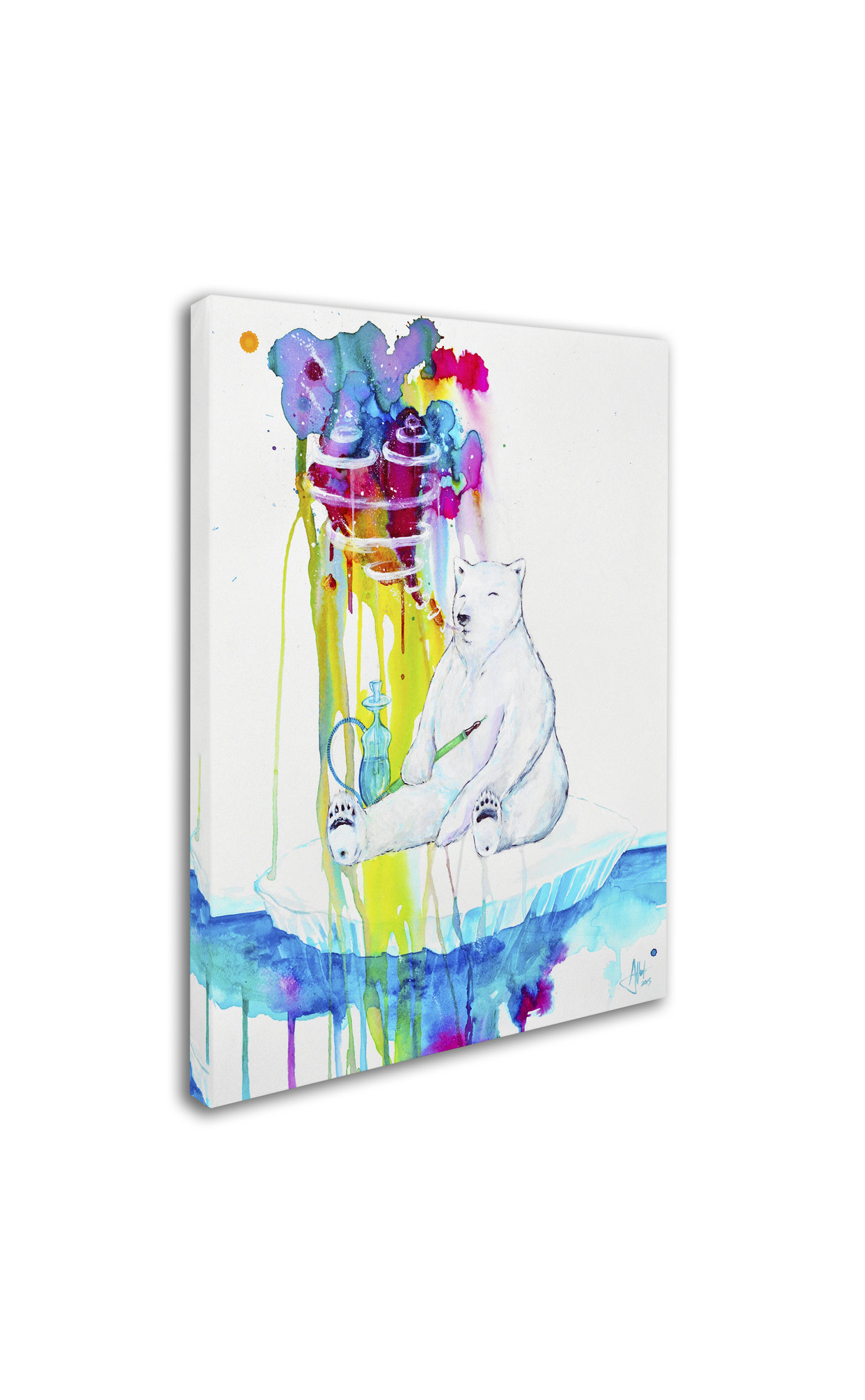 "Mint" by Marc Allante, Canvas Art, 19"x14" - Contemporary - Prints And ...