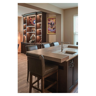 Custom Home Bar for Collectors – Huntley, IL - Transitional - Home Bar ...