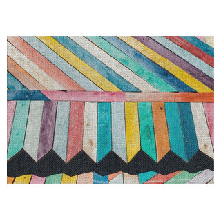 Sharp Colors 452 Area Rug, 5'0"x7'0" - Beach Style - Novelty Rugs - by ...