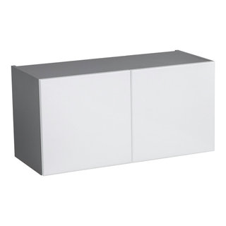 30 x 18 Wall Cabinet-Double Door-Grey, 30 x 18 x 12|White - Modern ...