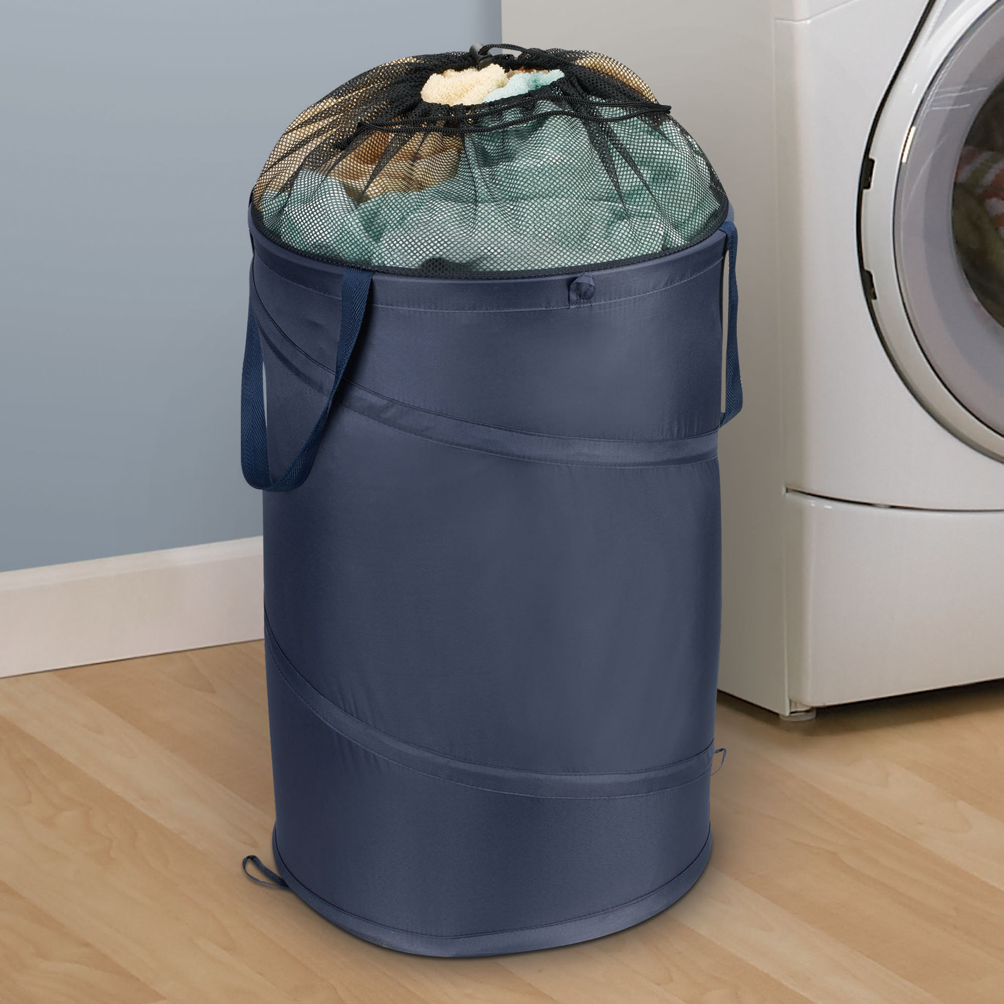 Mesh Pop Up Laundry Hamper - Contemporary - Hampers - by Household ...