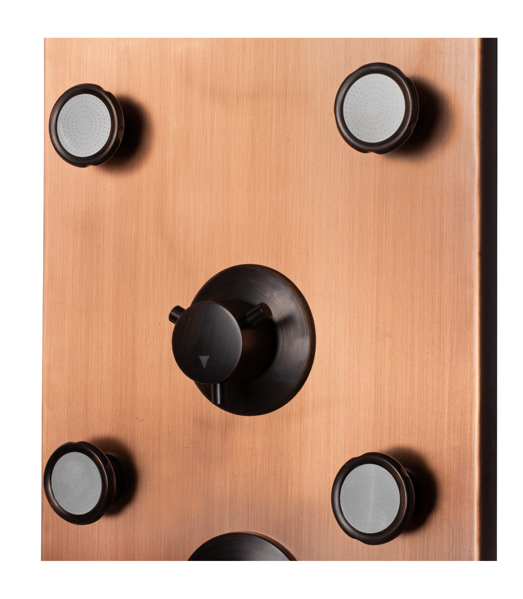 PULSE ShowerSpas Brushed Copper Shower Panel - La Mesa ShowerSpa ...