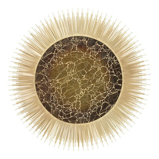 Benzara 45688-par Metal Mosaic Bronze Wall Decor - Contemporary - Wall ...