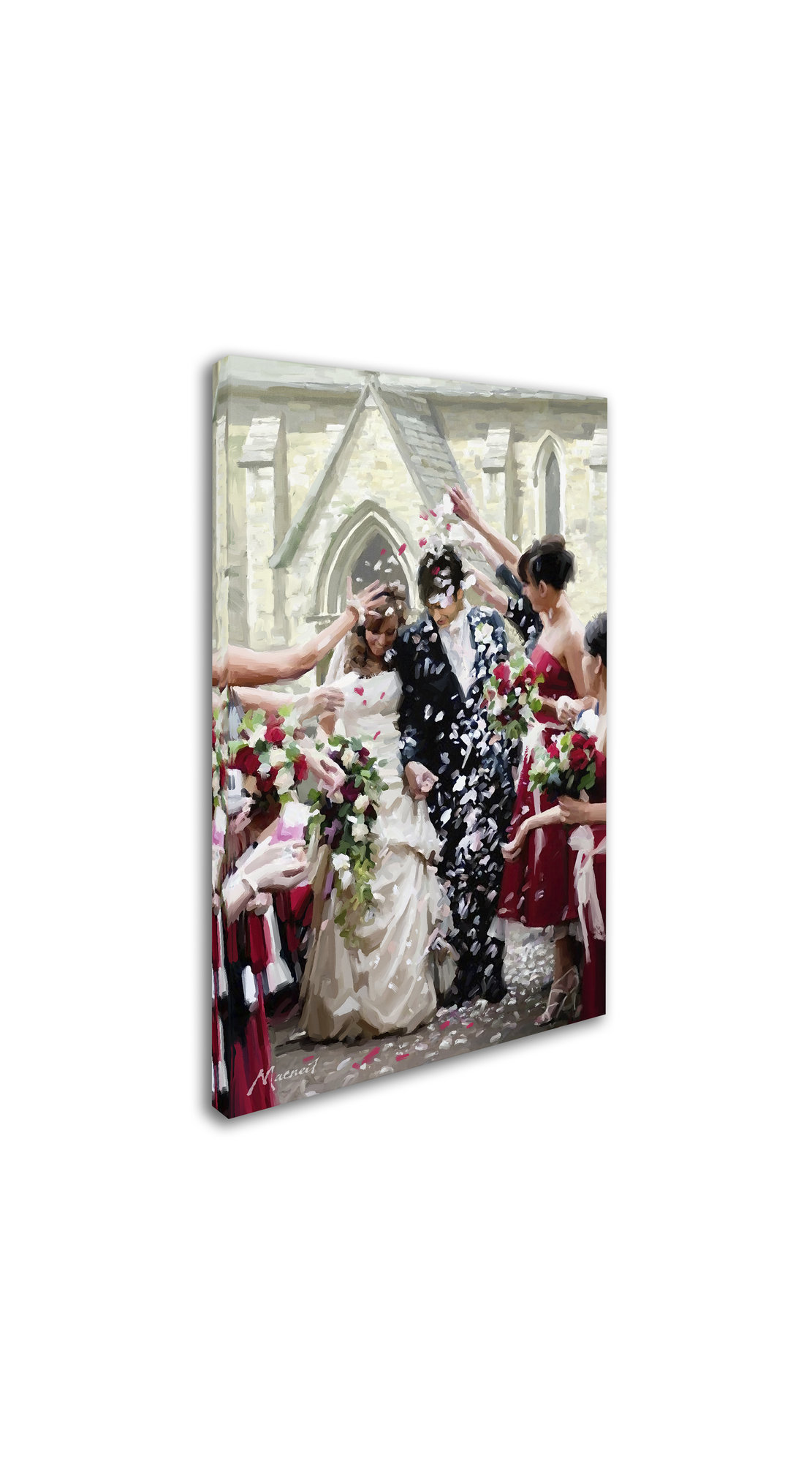 The Macneil Studio 'Throwing Confetti' Canvas Art, 19"x12 ...