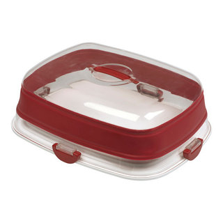 Progressive Red Collapsible 3-in-1 Party Food Carrier - Contemporary ...
