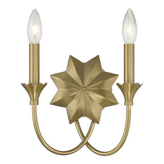 2 Light Wall Sconce In Vintage Style-9 Inches Tall and 10 Inches Wide ...