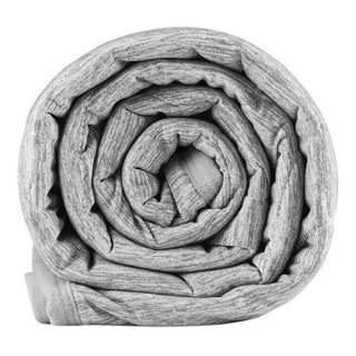 Cooling Touch Down Alternative Throw in Grey Color - Transitional - Bar ...