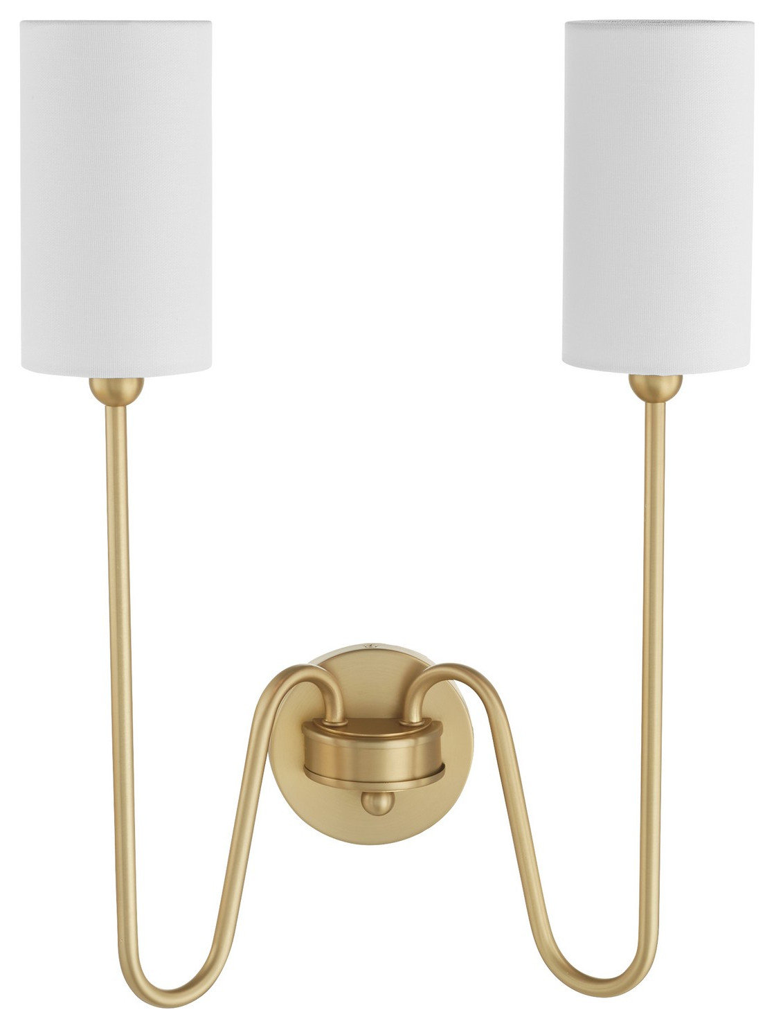 Charlotte Transitional Wall Mount, Aged Brass - Transitional - Wall ...