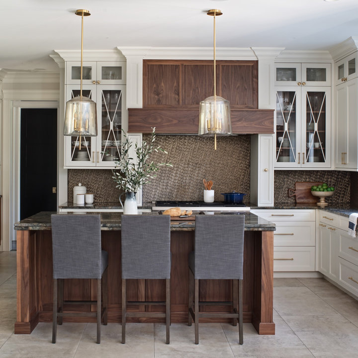 75 Beautiful Kitchen with Green Benchtop Ideas & Designs - February ...