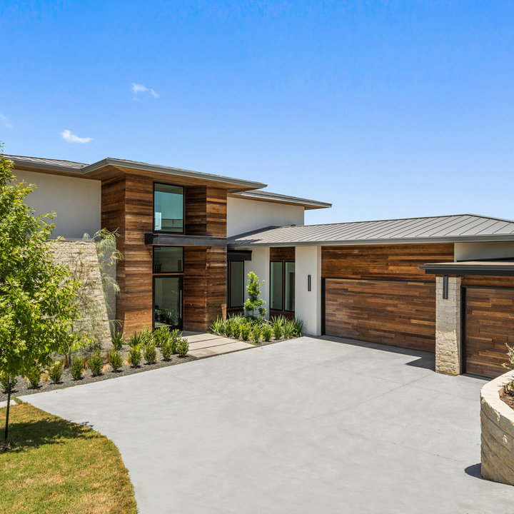 75 Two-Story Glass Exterior Home Ideas You'll Love - September, 2025 ...