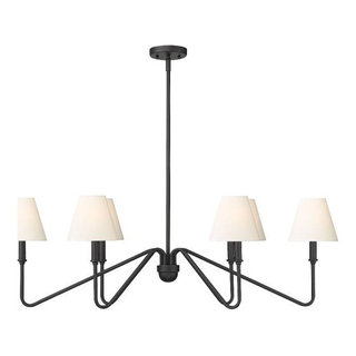 Kennedy 6 Light Linear Pendant, 13.25"Hx41.63"W - Transitional - Pendant Lighting - by ...