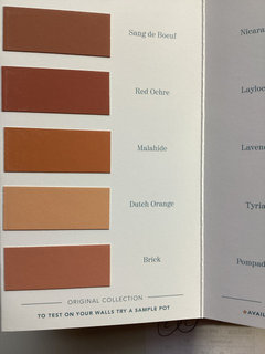 Edward Bulmer Dutch Orange color match