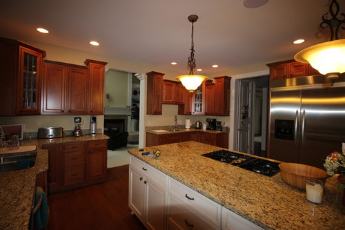 A traditional spec house kitchen gets a BIG makeover