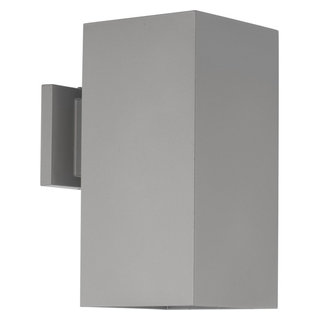 Square 1-Light Square Outdoor Wall Bracket - Modern - Outdoor Wall ...