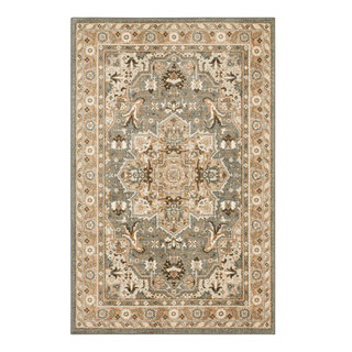 Karastan Rhodes Ash Gray Area Rug, 8'x11' - Mediterranean - Area Rugs ...