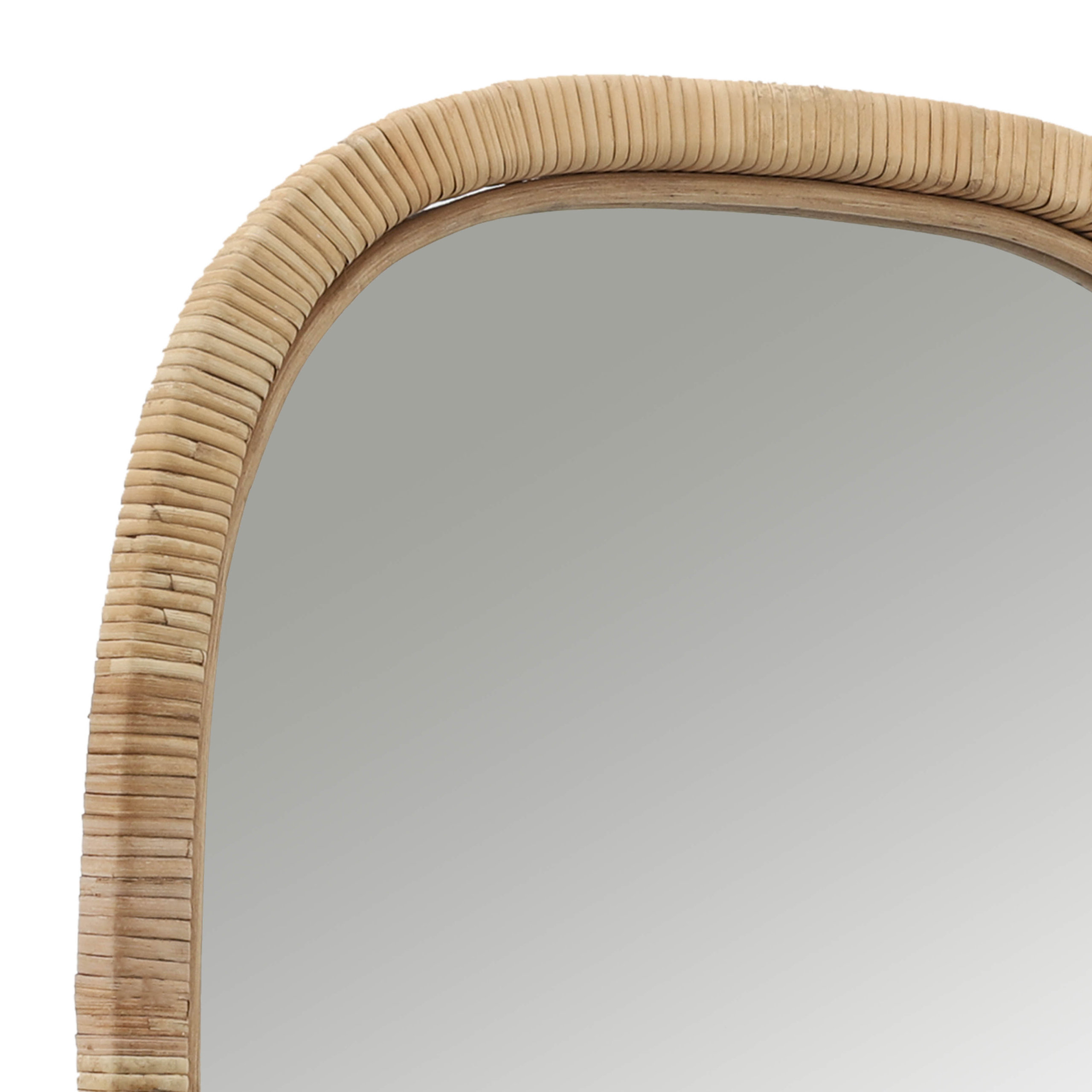 22x36 Rectangular Mirror, Brown, 22x1x34" - Tropical - Wall Mirrors ...
