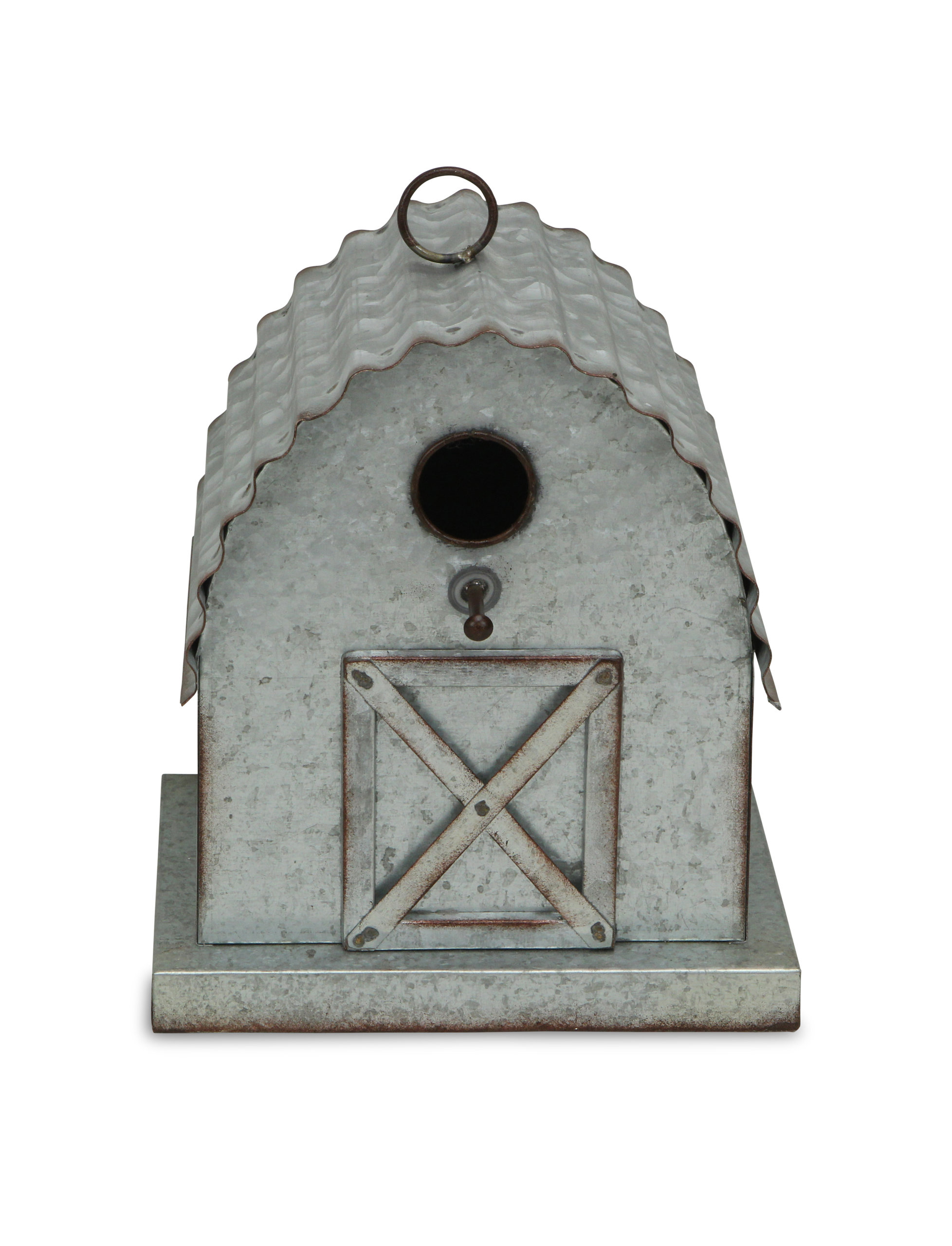 Metal Hanging Birdhouse Decor - Farmhouse - Birdhouses - by Cheungs | Houzz