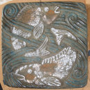 Fish in Water Stepping Stone Mold - Asian - Landscaping Stones And ...
