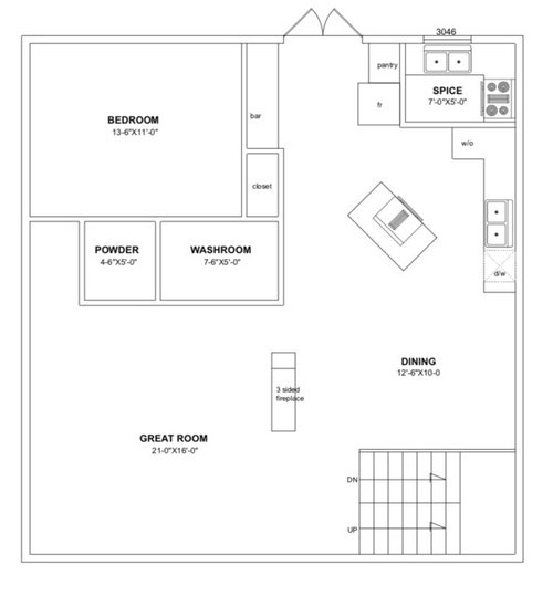 Floor plan for three level house | Houzz Forum