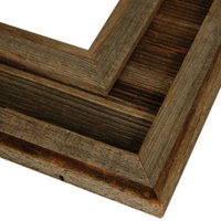 Durango Rustic Barnwood Picture Frame, Western Aged Wood Frame, 8.5"x11 ...