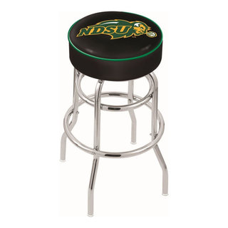 Holland L7C1 North Dakota State 25" 2-Ring Counter Stool - Chrome ...