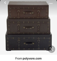 stackable trunks for decor