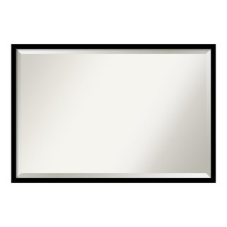 Jet Framed Wall Mirror, 37.5 in. x 25.5 - Transitional - Wall Mirrors ...