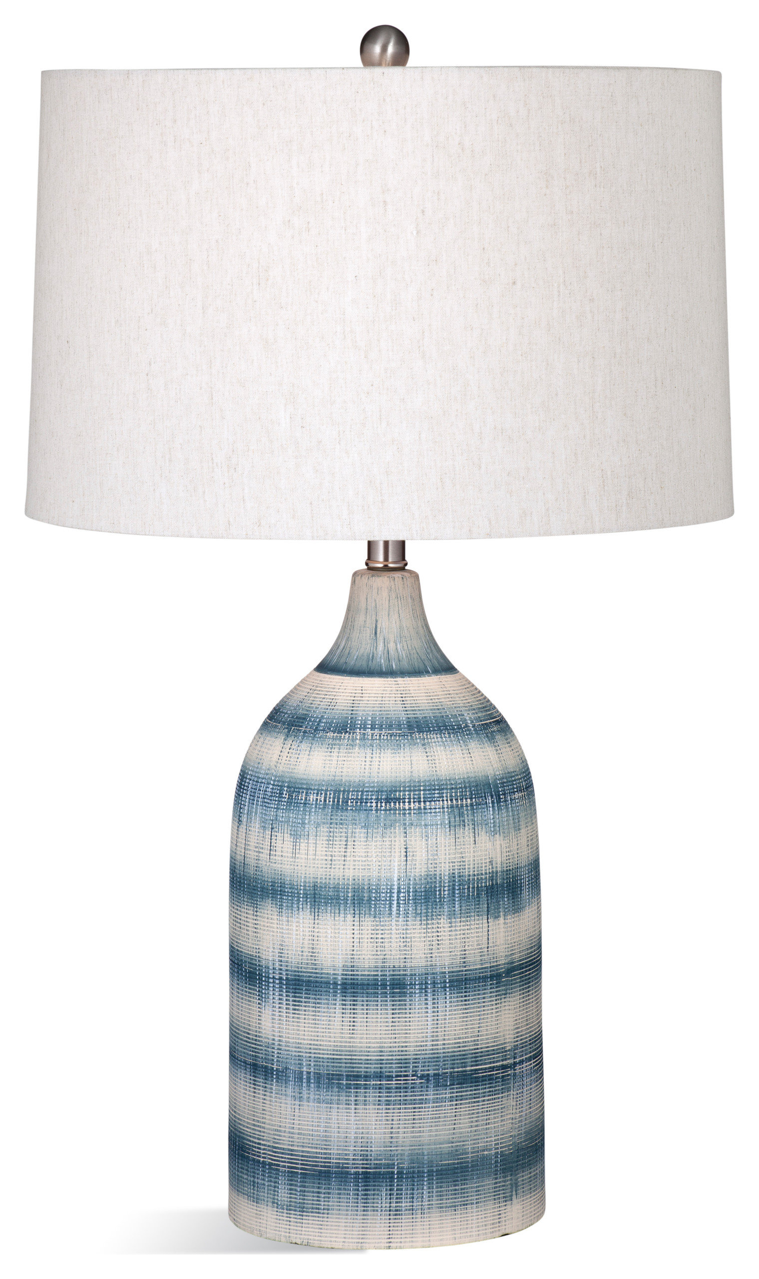 Hayes Ceramic Blue Table Lamp - Contemporary - Table Lamps - by ...
