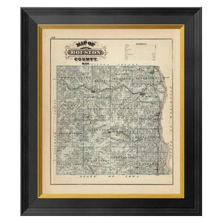 "Map of Houston County, Minnesota, 1874" by A.T. Andreas, 18x20", 17"x1 ...