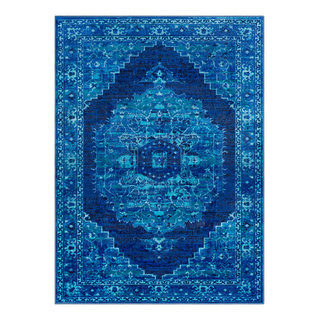 Machine Woven Silk Road Area Rug SKR-2318, 5'3"x7'3" - Contemporary ...