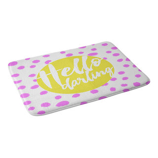 Allyson Johnson Hello Darling 1 Memory Foam Bath Mat, 17"x24 ...
