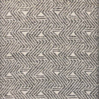 Eaton Hand-Knotted Wool and Bamboo Silk Silver/Gray/Ivory Area Rug, 12 ...