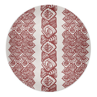 Central Comb Rug, 5' Round - Contemporary - Area Rugs - by E by Design ...