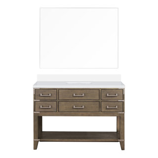 Woodhaven Bath Vanity, 48" Single Sink - Bathroom Vanities And Sink ...