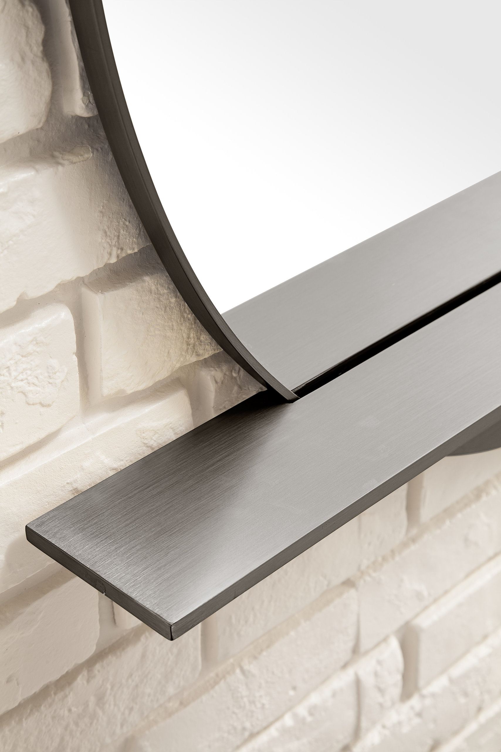 Platform 36" Mirror With Shelf - Transitional - Bathroom Mirrors - by ...