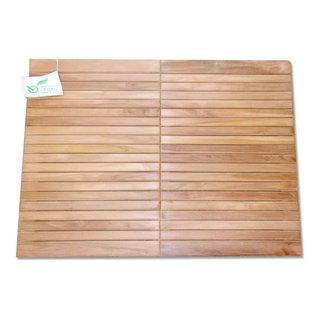 Indoor/Outdoor Teak Shower Mat...36" x 26" X 1.5" 12 lbs..By Windsor ...