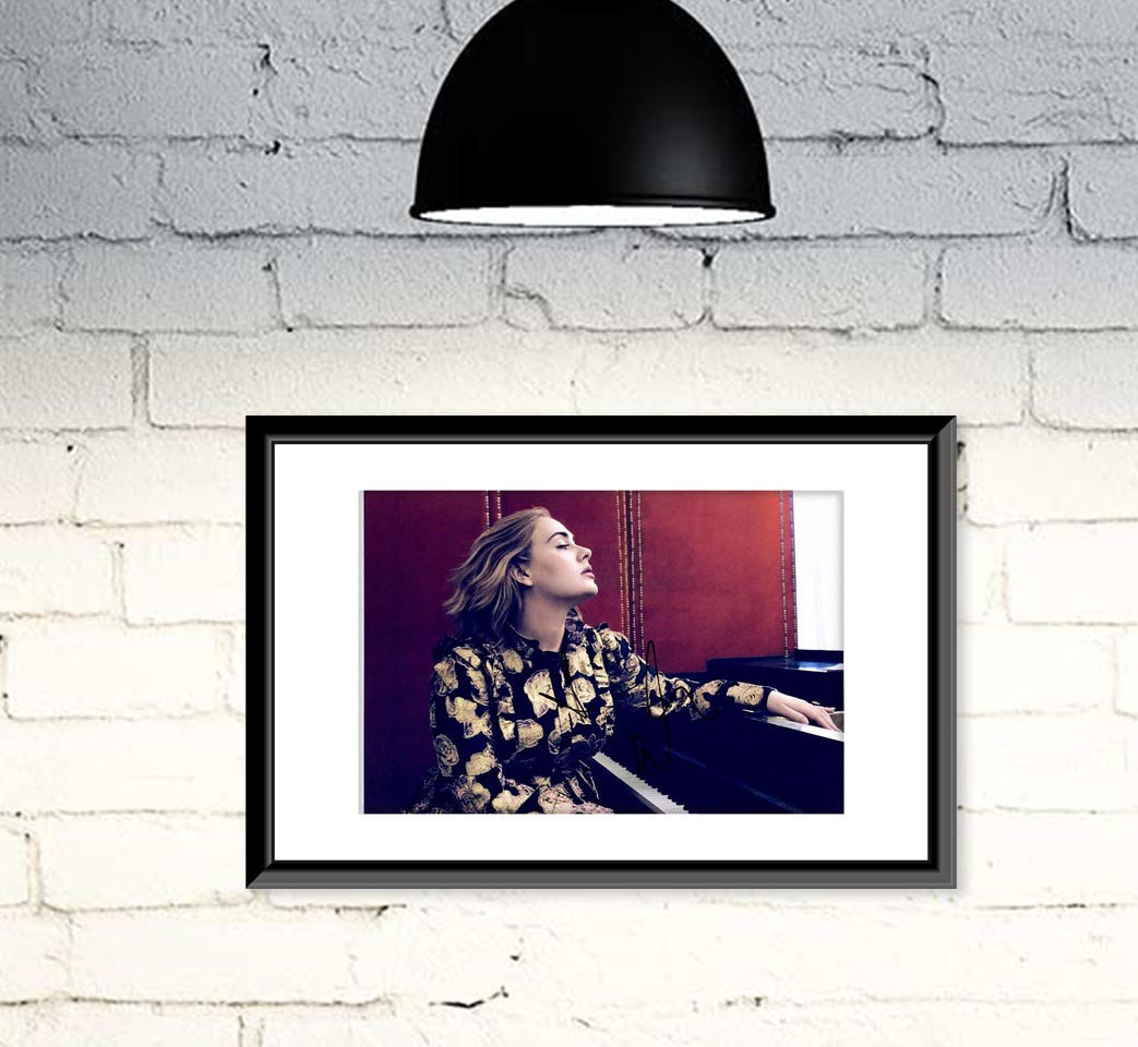 Adele signed photo, 11x14 inches - Contemporary - Prints And Posters ...