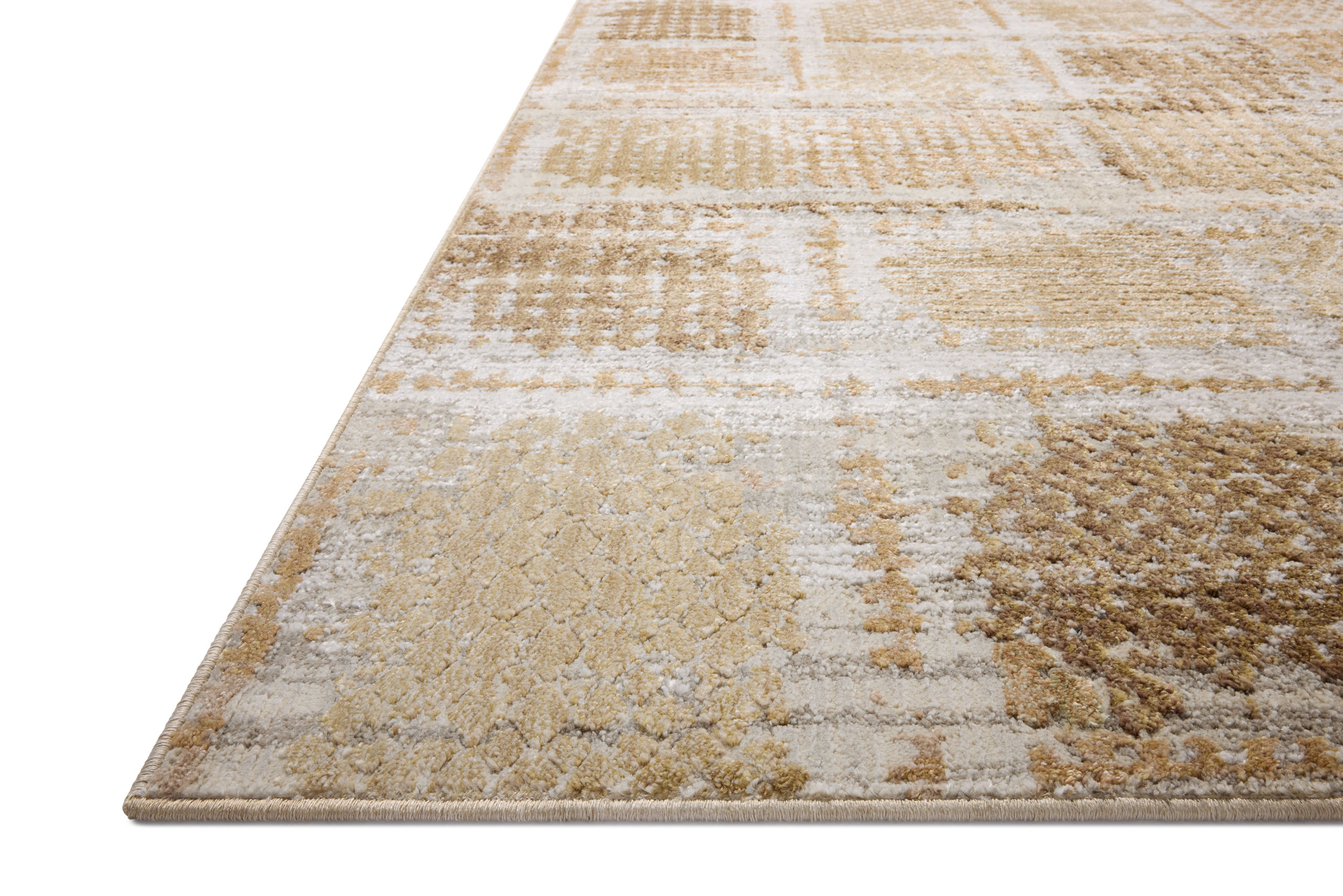 Loloi Wyatt Adobe / Dove Area Rug, 18" x 18" Sample - Contemporary ...