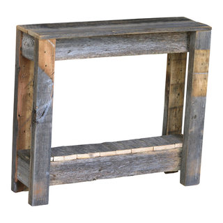 Rustic Accent Table, Black - Farmhouse - Console Tables - by Doug and ...