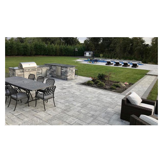 Limestone Quarry Pool Patio - New York - by Cambridge Pavingstones with ...