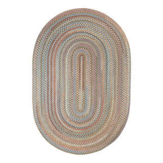 Cherry Hill Premium Braided Wool Rug, 10'x13' Oval - Contemporary ...