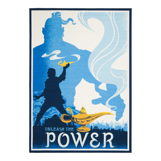 Safavieh Inspired by Disney's Aladdin, Genie of the Lamp Rug ...