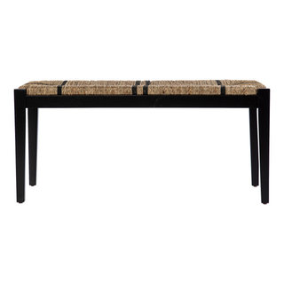 Keynsham Seagrass Bench - Beach Style - Accent And Storage Benches - by ...