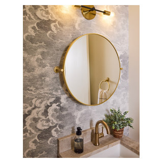 Boho Chic Modern Space - Scandinavian - Powder Room - New York - by ...