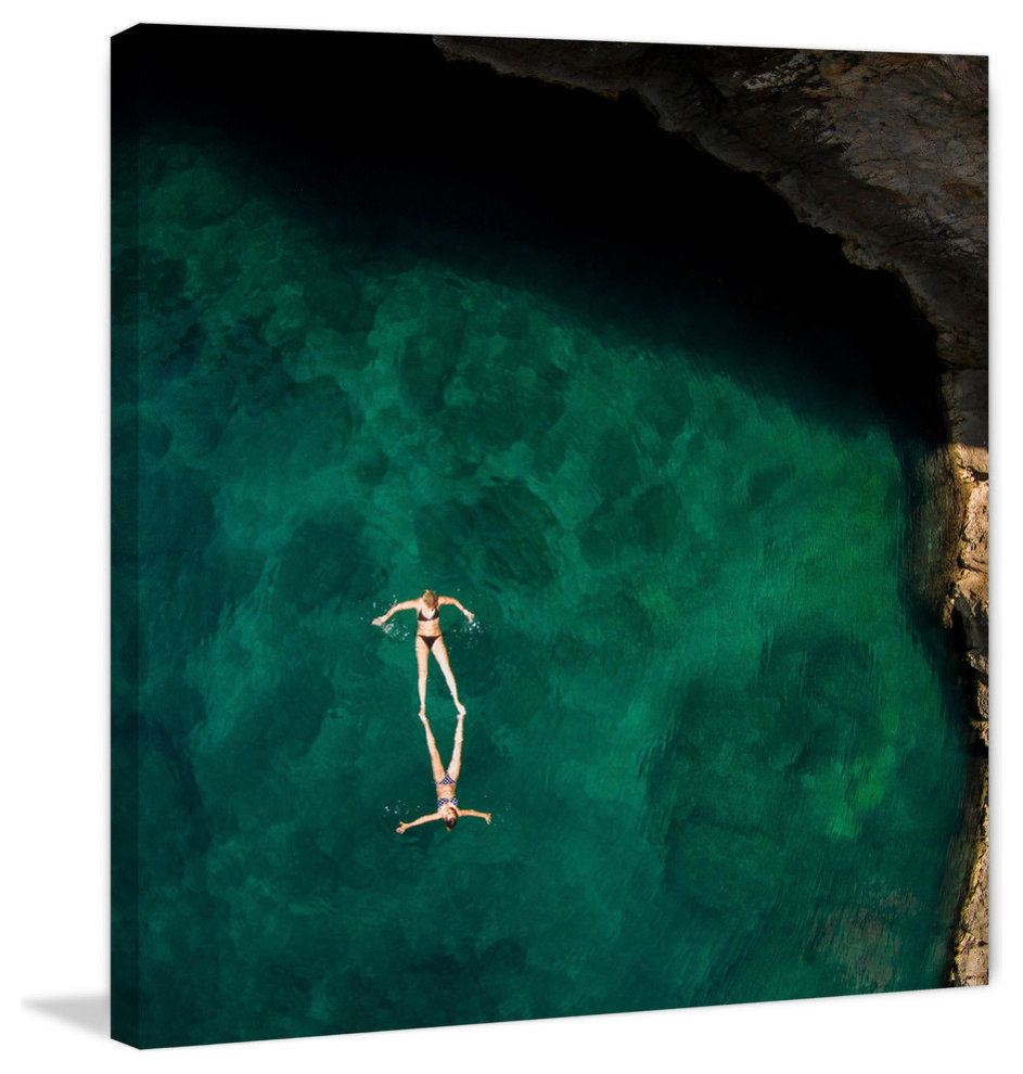 "Synchronization" Print on Canvas by Karolis Janulis, 48"x48" - Beach ...