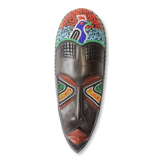 Victorious Rooster African Mask - Tropical - Wall Accents - by NOVICA ...