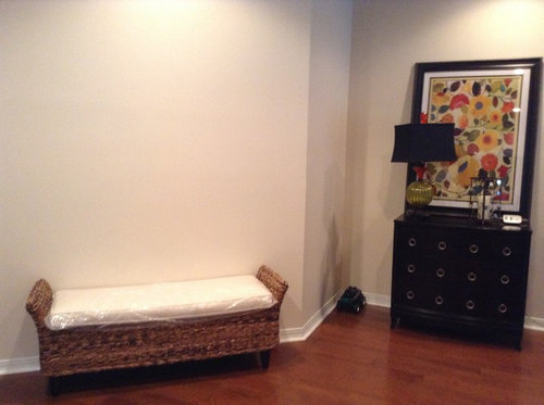 Any ideas on what to put above bench