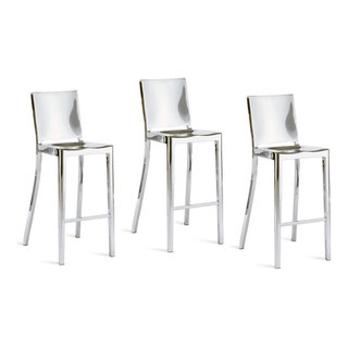 Bronx Stool 26", Set of 3 - Contemporary - Outdoor Bar Stools And ...