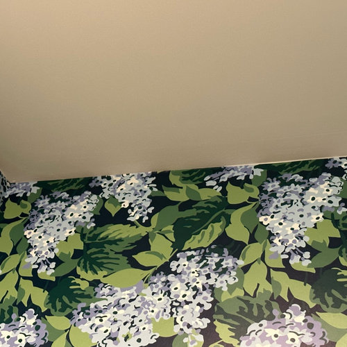 Is this a bad wallpaper job?